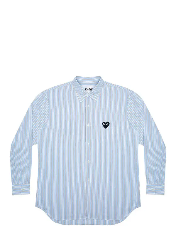 Play Comme Des Garcon Button Down Shirt - Blue