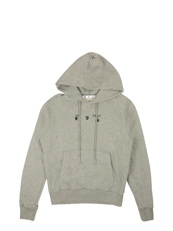 Off-White Marker Slim Hoodie - Grey