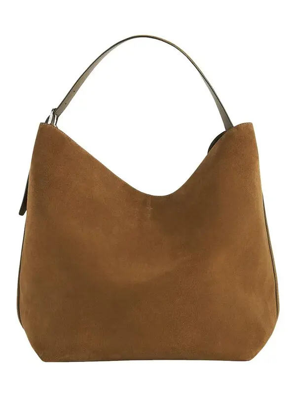 TOTEME Suede Tote Bag - Tan