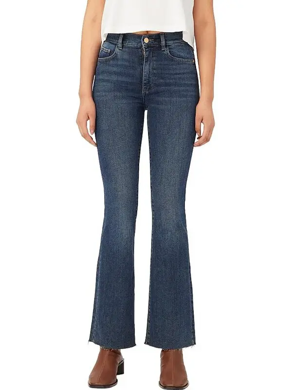 DL1961 Bridget High-rise Bootcut Jeans - Seacliff