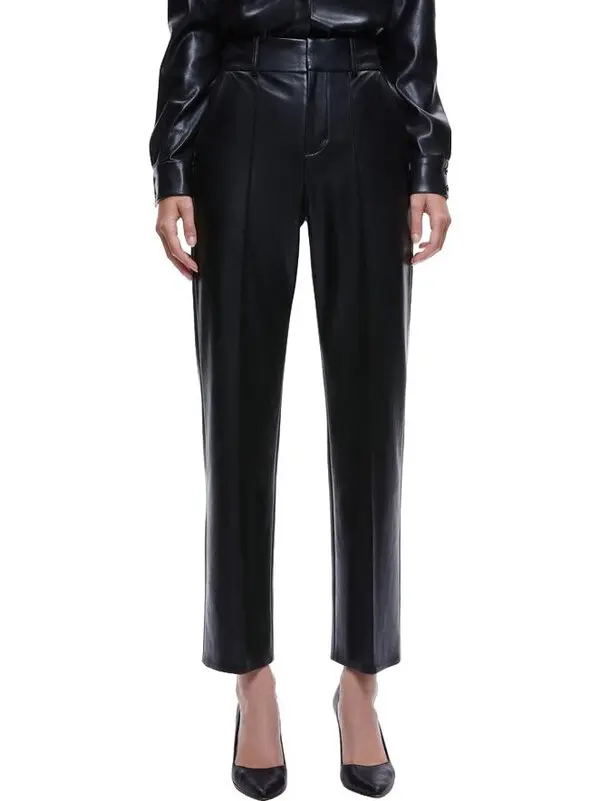 Alice + Olivia Ming Vegan Pant - Black