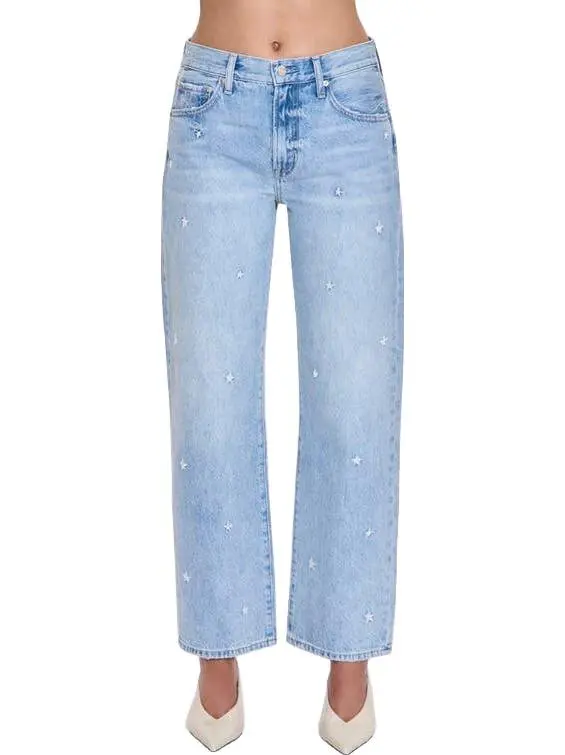 PISTOLA Lexi Distressed Crop Barrel Jeans - Stellar Vintage