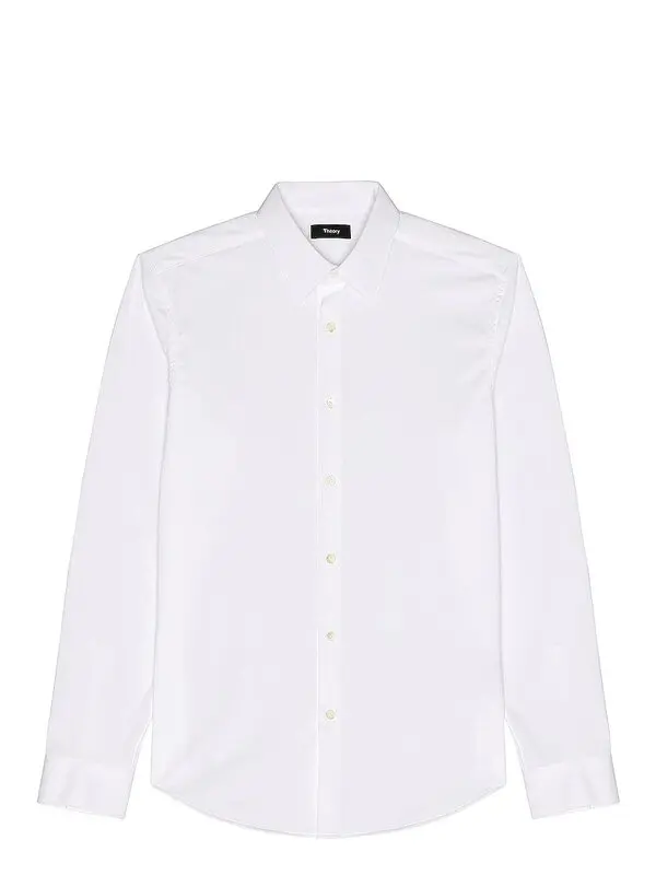 Theory Sylvain Structure Knit Shirt - White