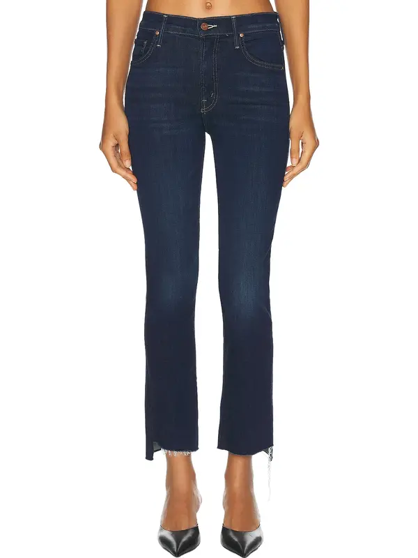 MOTHER The Insider Crop Step Fray Jeans - Off Limits