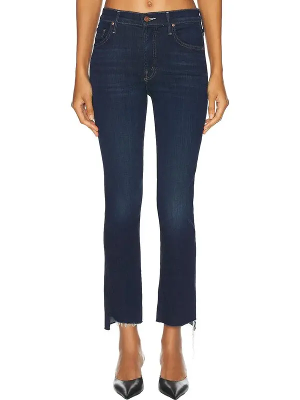 MOTHER The Insider Crop Step Fray Jeans - Off Limits