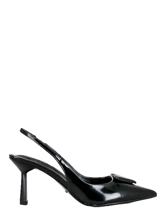 TONY BIANCO Bertie Slingback Pump - Black Hi Shine