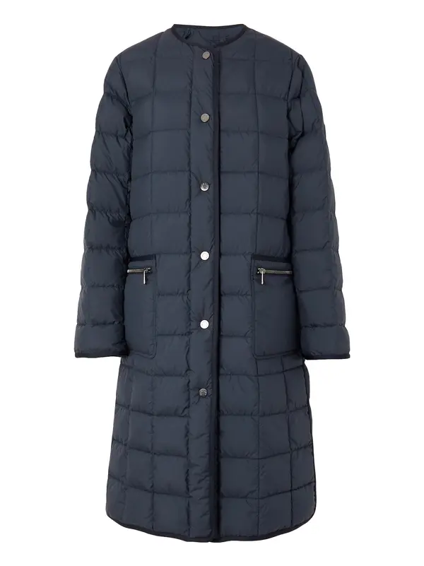Moncler Faisan Convertible Quilted Shell Down Coat - Blue