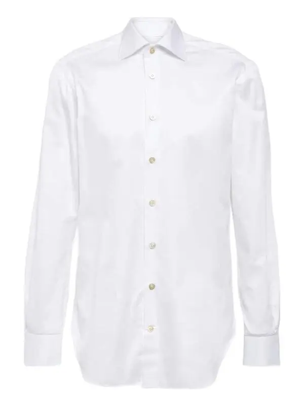 Kiton Cotton Shirt - White