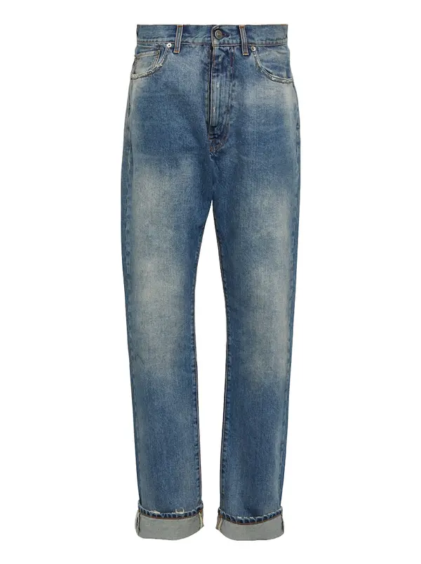MAISON MARGIELA Straight Leg Jeans - Blue
