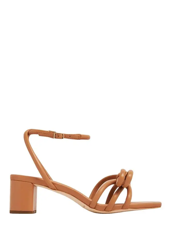 LOEFFLER RANDALL Mikel 50mm Leather Sandals - Brown