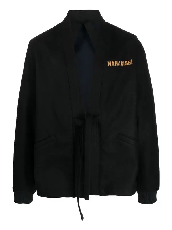 MAHARISHI Duality Stadium Kimono Jacket - Black