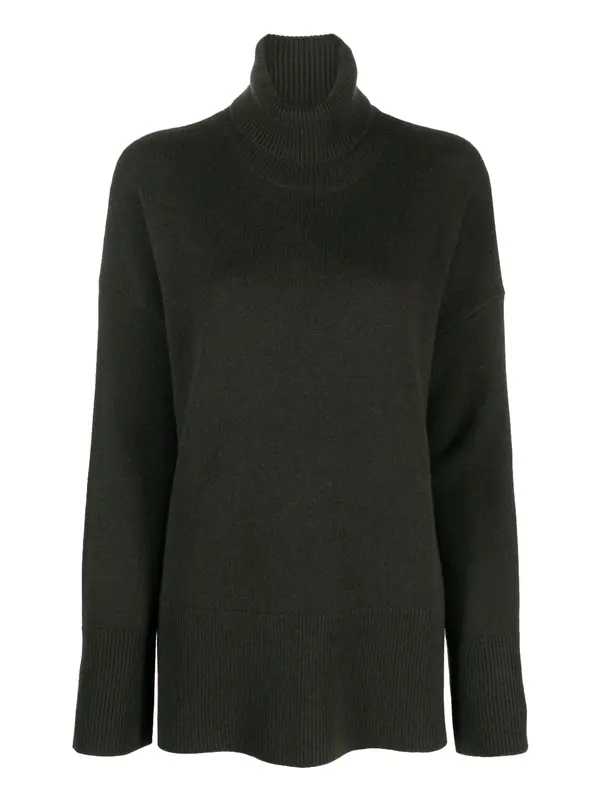 P.a.r.o.s.h Roll-neck Wool-cashmere Jumper - Green