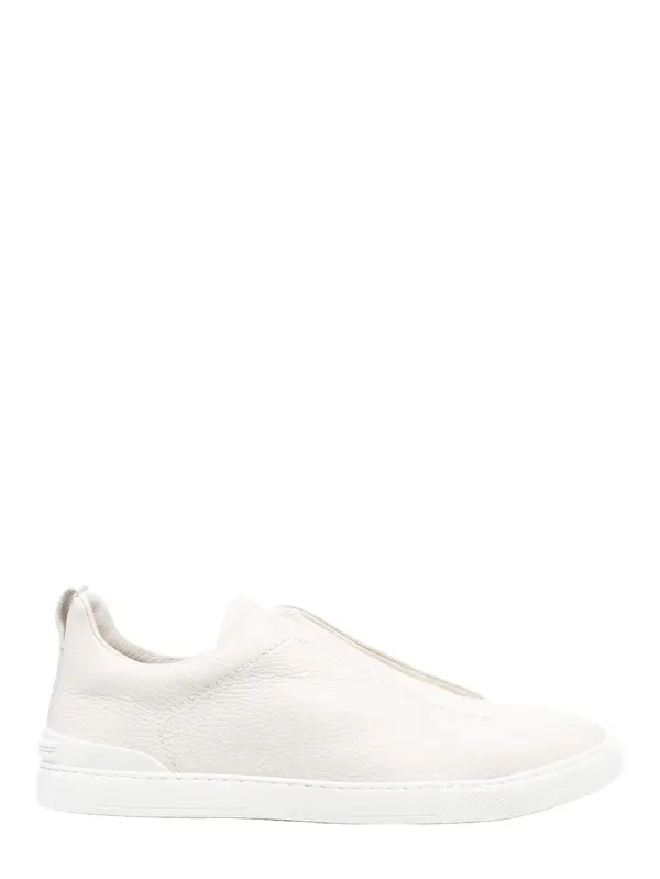 Zegna Triple Stitch Low-top Sneakers - Neutrals