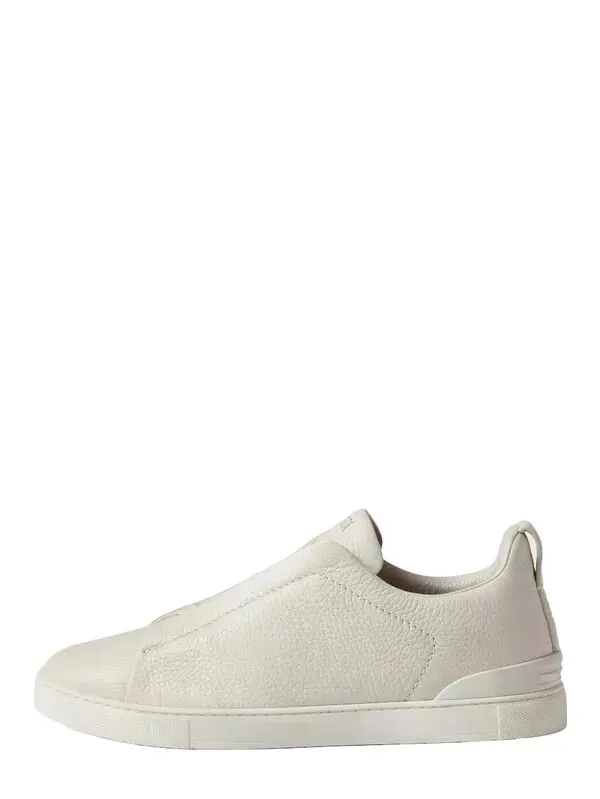 Zegna Triple Stitch Round-toe Sneakers - Neutrals