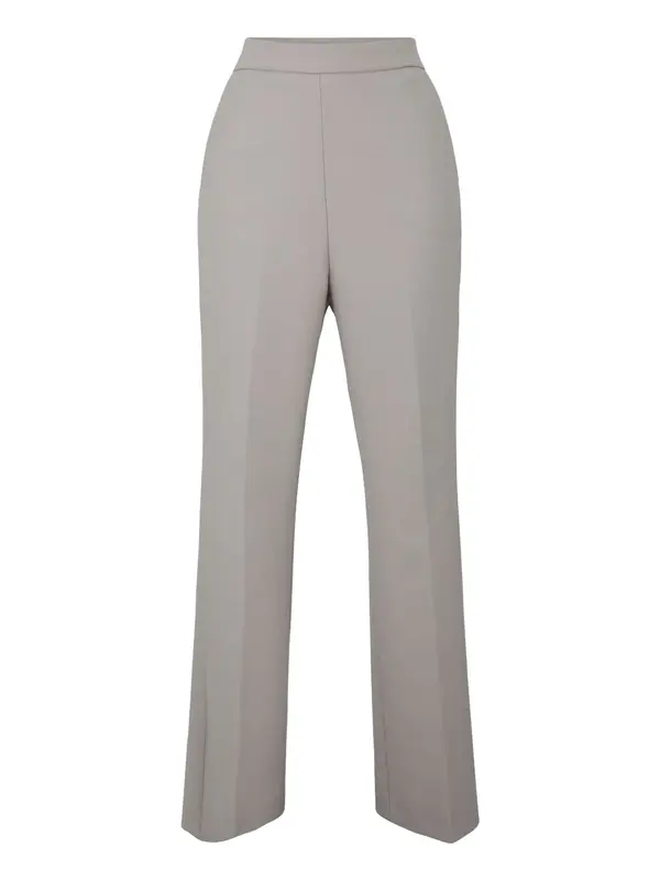 Fabiana Filippi High-waist Wool Trousers - Grey