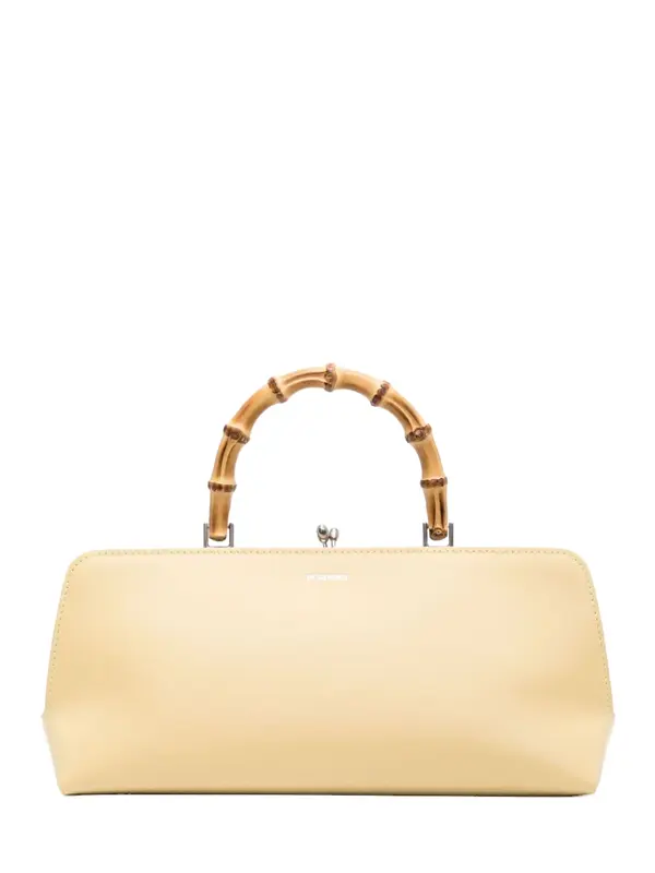 JIL SANDER Small Goji Bamboo Tote - Yellow