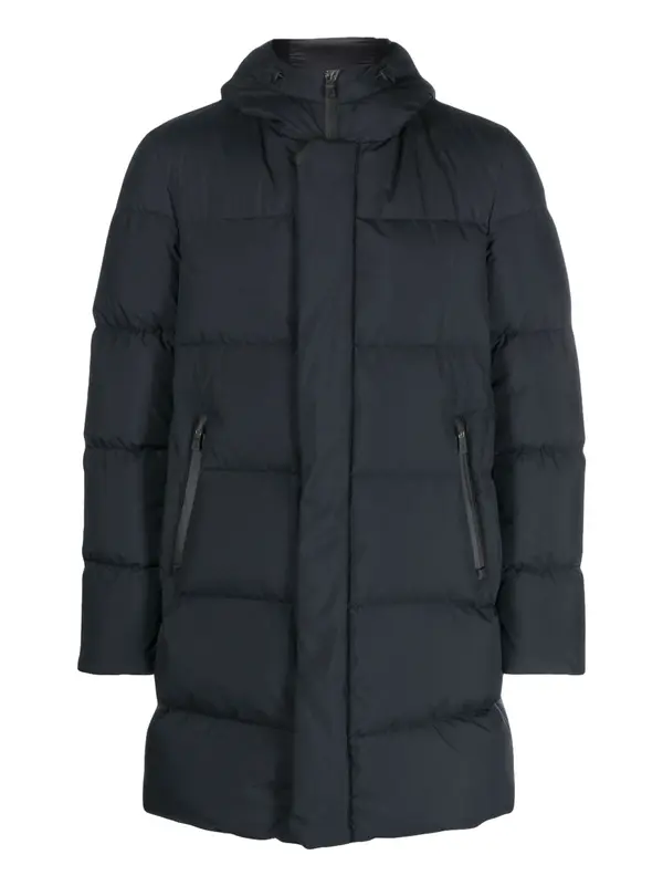 Herno Quilted Padded Coat - Blue