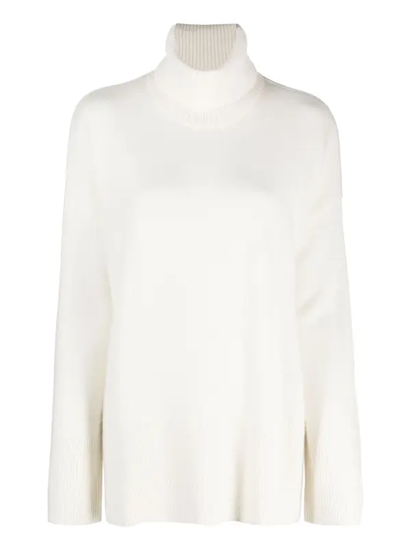 P.a.r.o.s.h Drop-shoulder Crew-neck Jumper - White