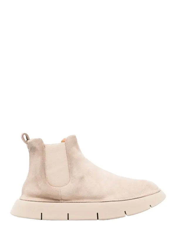Marsèll Intagliata Suede Chelsea Boots - Neutrals