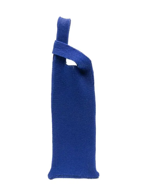 A. ROEGE HOVE Emma Knitted Tote Bag - Blue