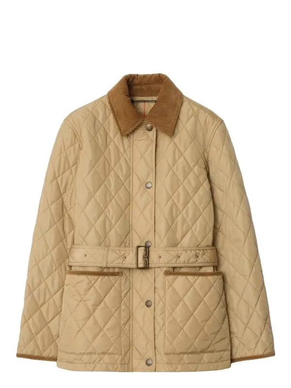 Burberry Quilted Nylon Jacket - Beige