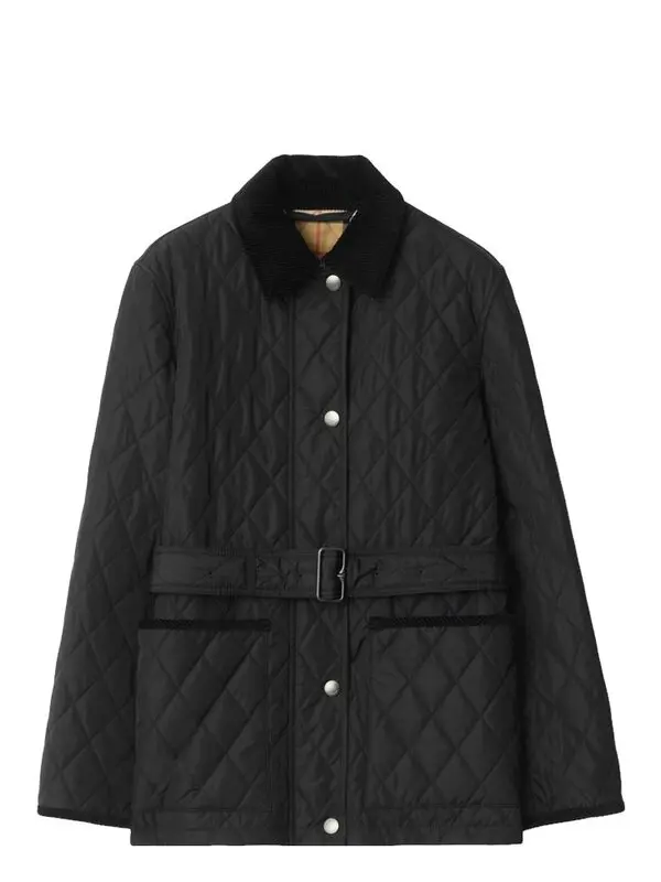 Burberry Quilted Nylon Jacket - Black