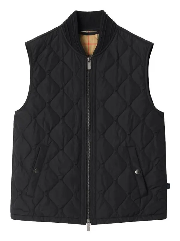 Burberry Quilted Nylon Gilet - Black