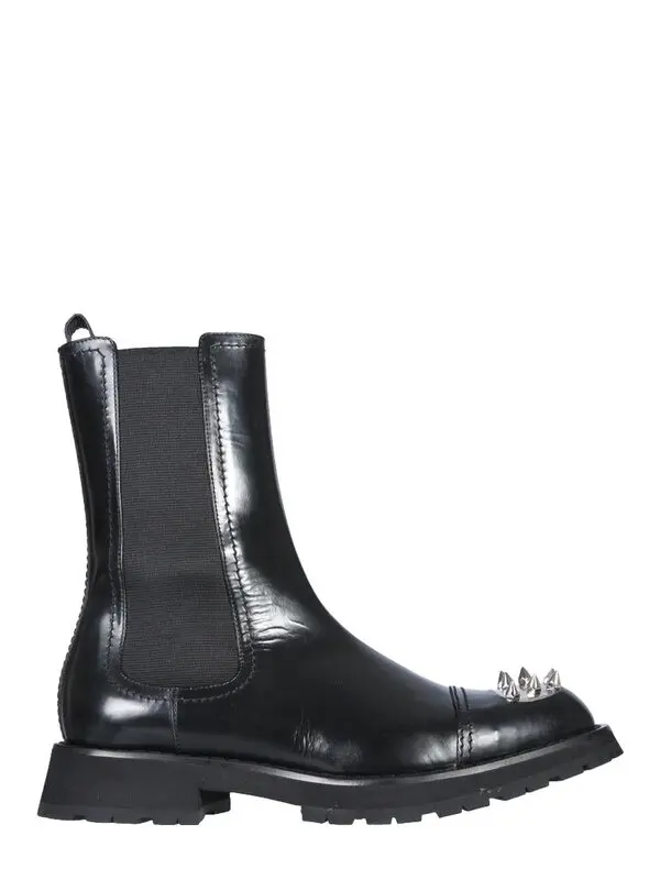 Alexander McQueen Studded Boots - Black