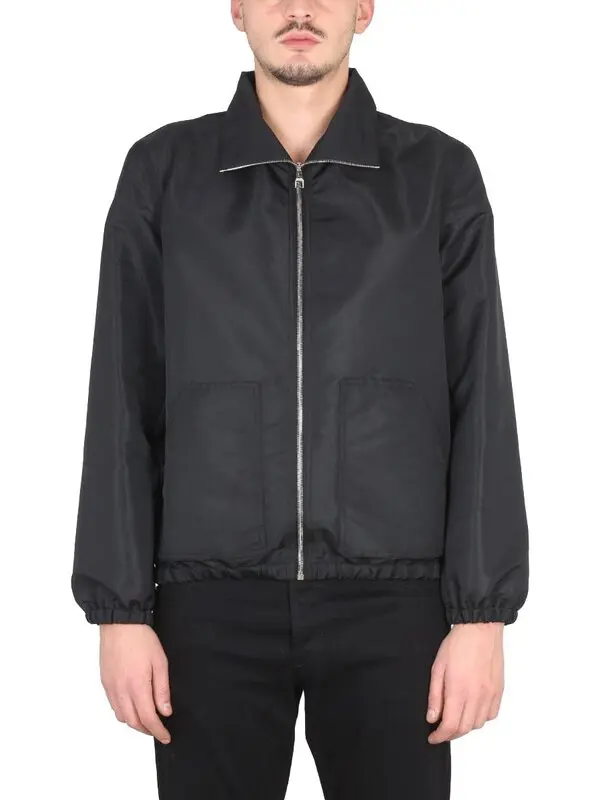Alexander McQueen Jacket With Logo - Black