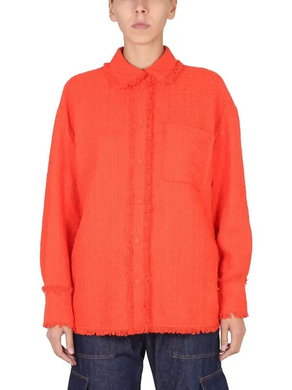 MSGM Frange Shirt - Orange