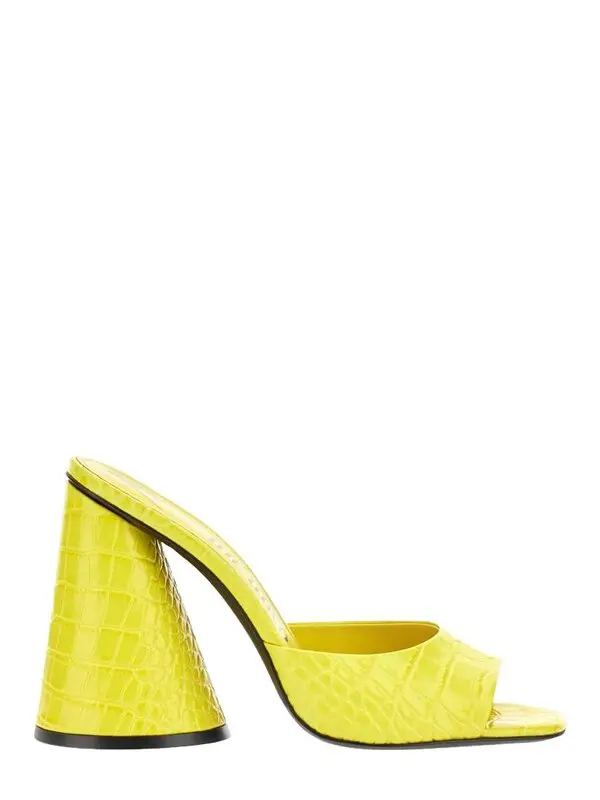 Attico Luz Mule - Yellow