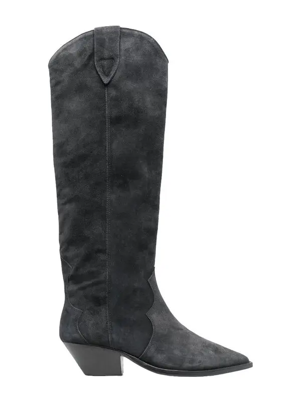 Isabel Marant Denvee Knee High Boots - Black