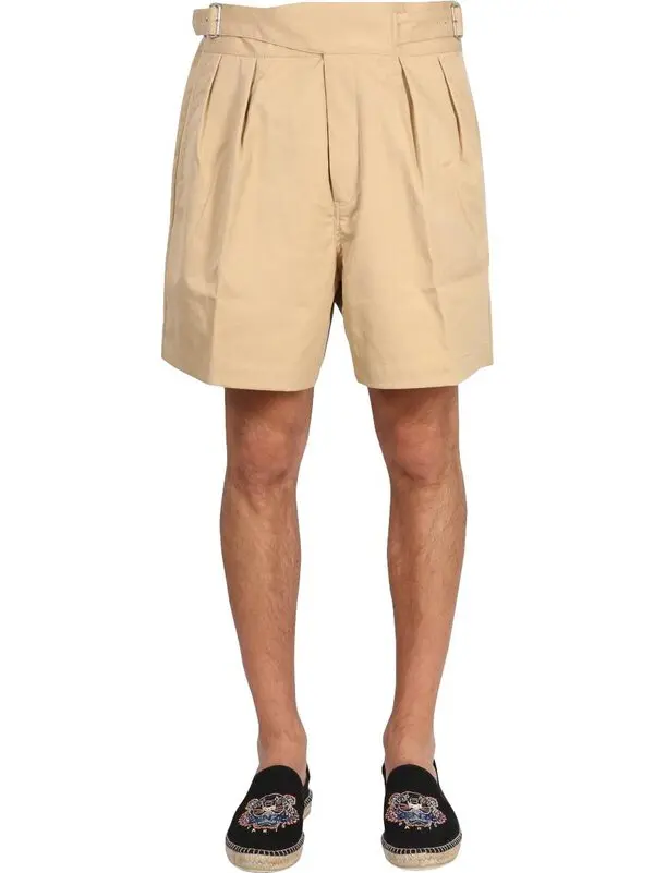 Kenzo Twill Shorts - Beige