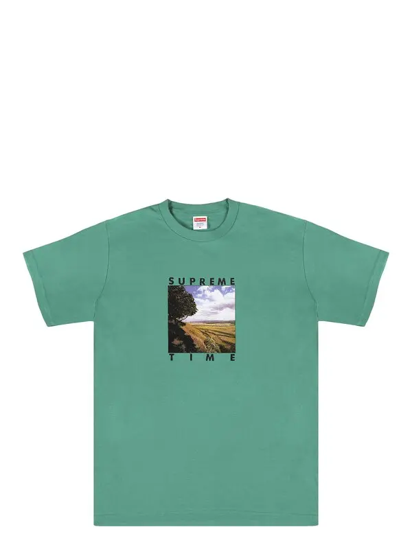 Supreme Time Tee 'dusty - Teal