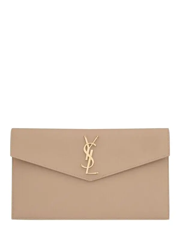 Saint Laurent Uptown Pouch - Tan