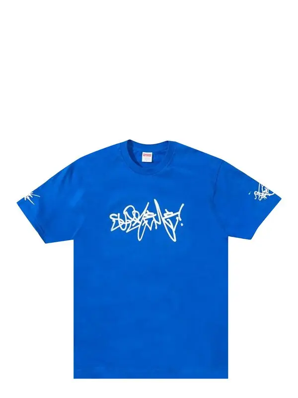 Supreme Rammellzee Tag Tee 'royal - Blue