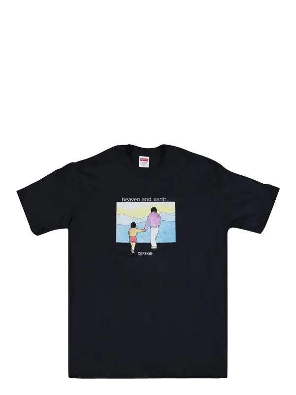 Supreme Heaven And Earth T-shirt 'navy - Blue