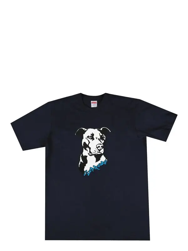 Supreme Pitbull Tee 'navy - Blue