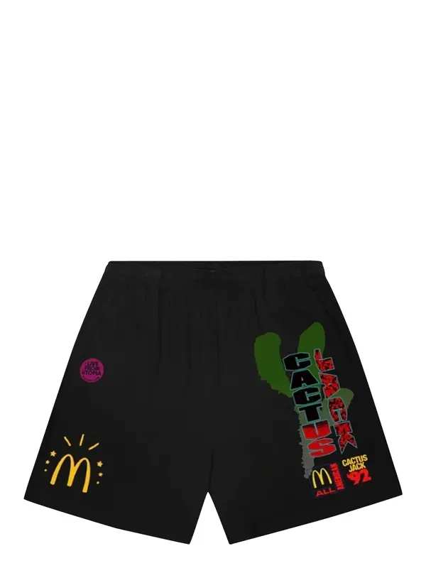 CACTUS JACK BY TRAVIS SCOTT X Mcdonald's All American '92 Shorts Ii - Black