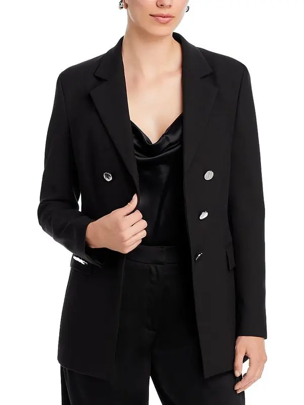 BOSS Jestena Double-breasted Blazer - Black