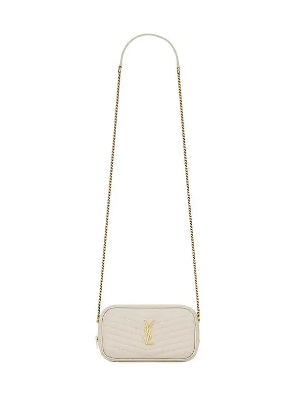 Saint Laurent Lou Crossbody Bag - Blanc Vintage
