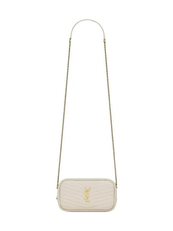 Saint Laurent Lou Crossbody Bag - Blanc Vintage