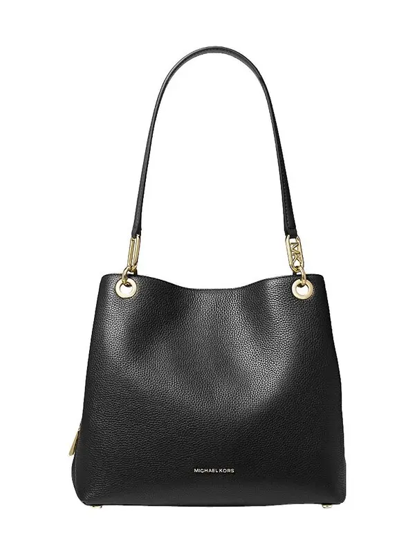 Michael Kors Kensington Large Leather Tote - Black