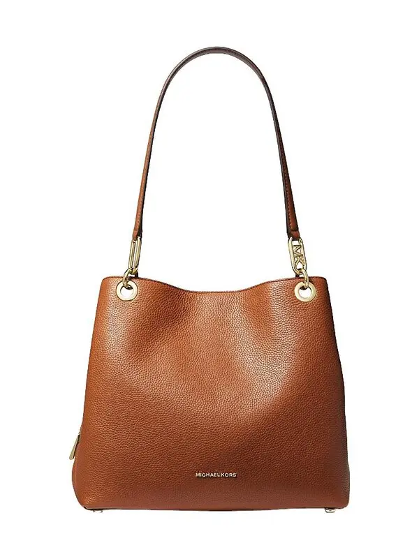 Michael Kors Kensington Large Leather Tote - Brown