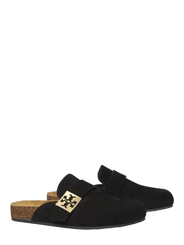 Tory Burch Mellow Mule - Perfect Black/gold