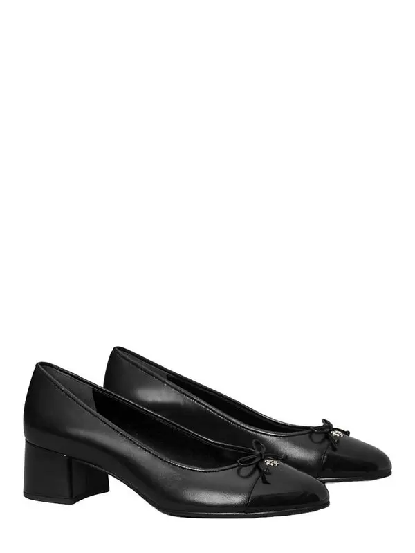 Tory Burch Cap-toe Pump - Perfect Black/perfect Black