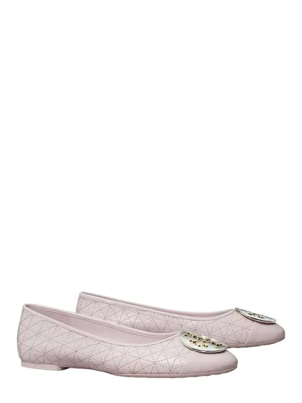 Tory Burch Claire Quilted Ballerinas - Light Purple