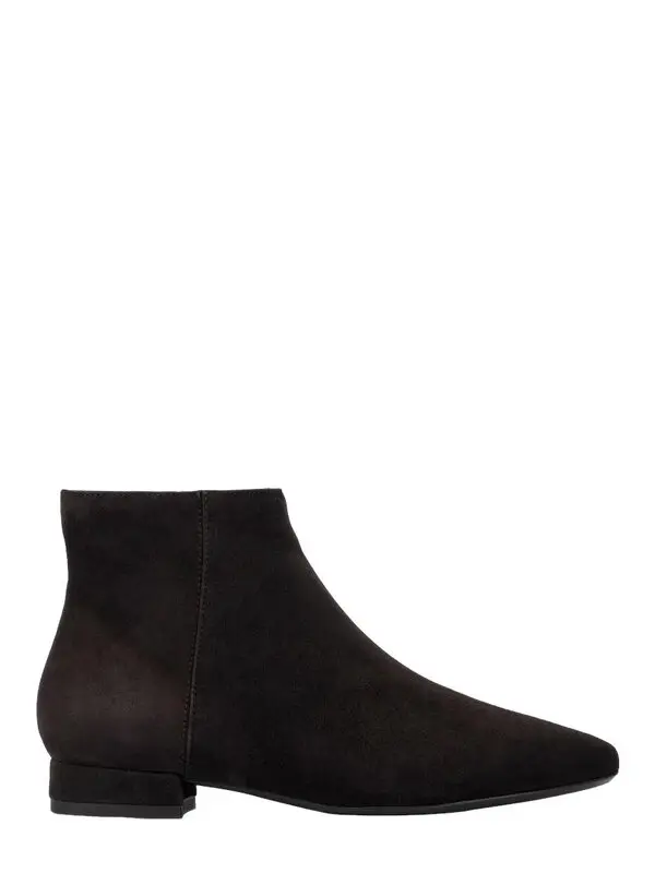 Aquatalia Prisilla 10mm Suede Ankle Boots - Truffle