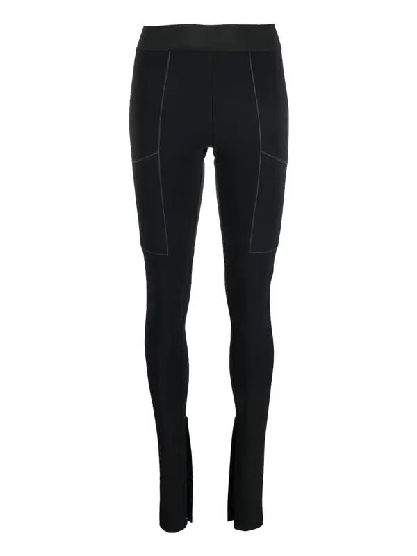 Coperni C+ Split-cuff Leggings - Black