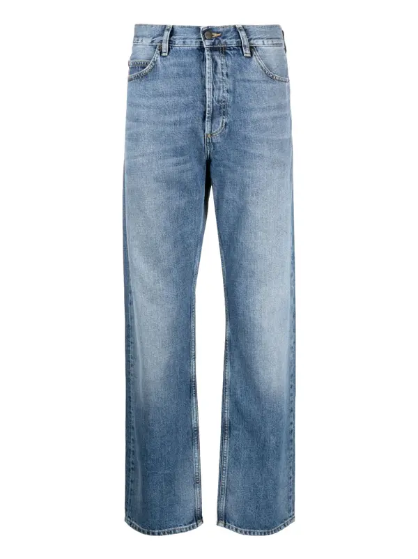Carhartt Work In Progress Mid-rise Straight-leg Jeans - Blue